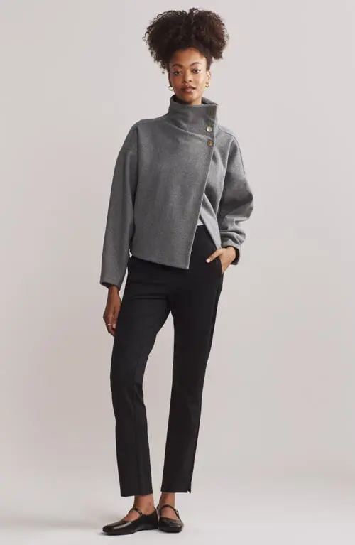 Rhone Cocoon Crop Jacket In Heather Gray - 50% Off | Editorialist